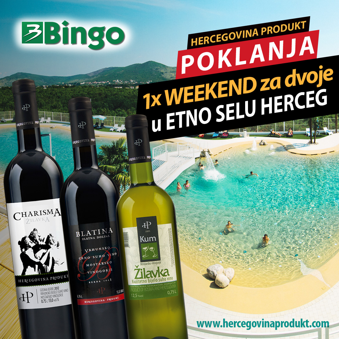 Darivanje Bingo i Hercegovina Produkt - Najveći trgovački lanac u BiH