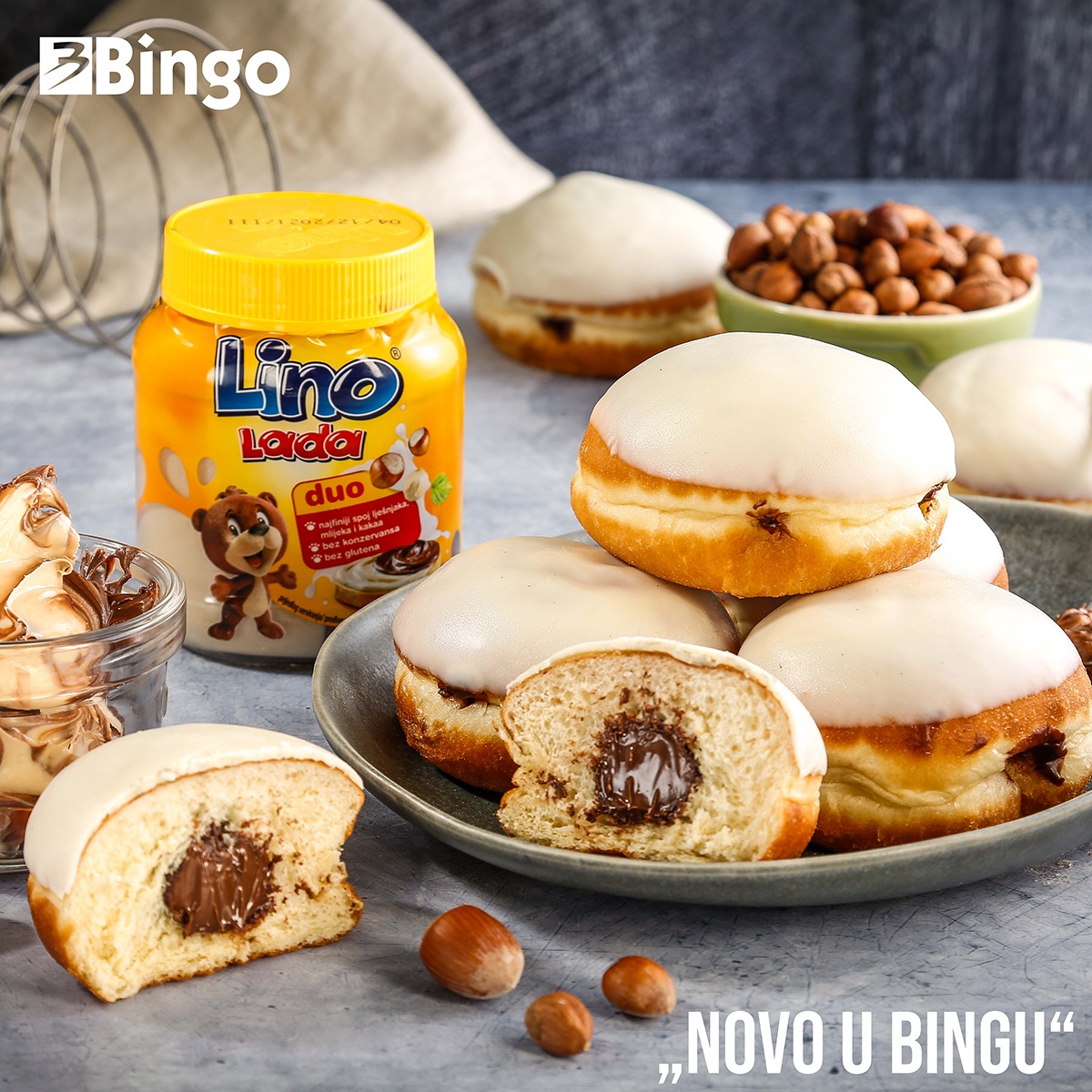 Novo u Bingu - krofne sa Lino ladom! - Najveći trgovački lanac u BiH