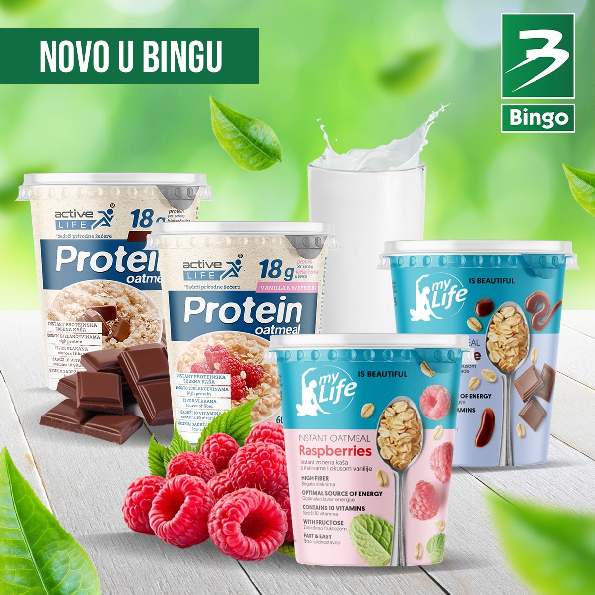 Novo u Bingu: Zobene i proteinske kaše za brzi obrok! - Najveći ...