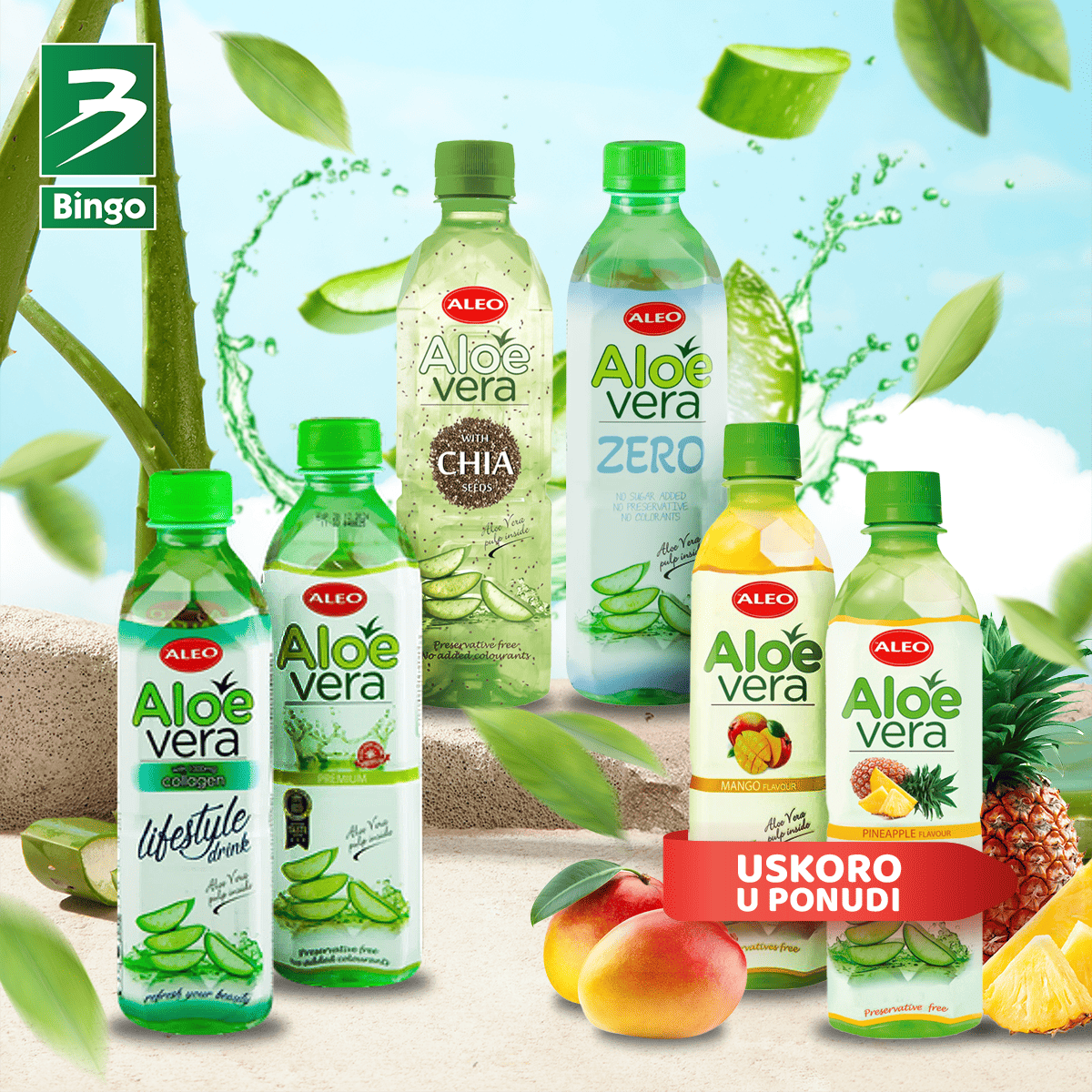Aloe Vera - Uskoro novi okusi - Najveći trgovački lanac u BiH