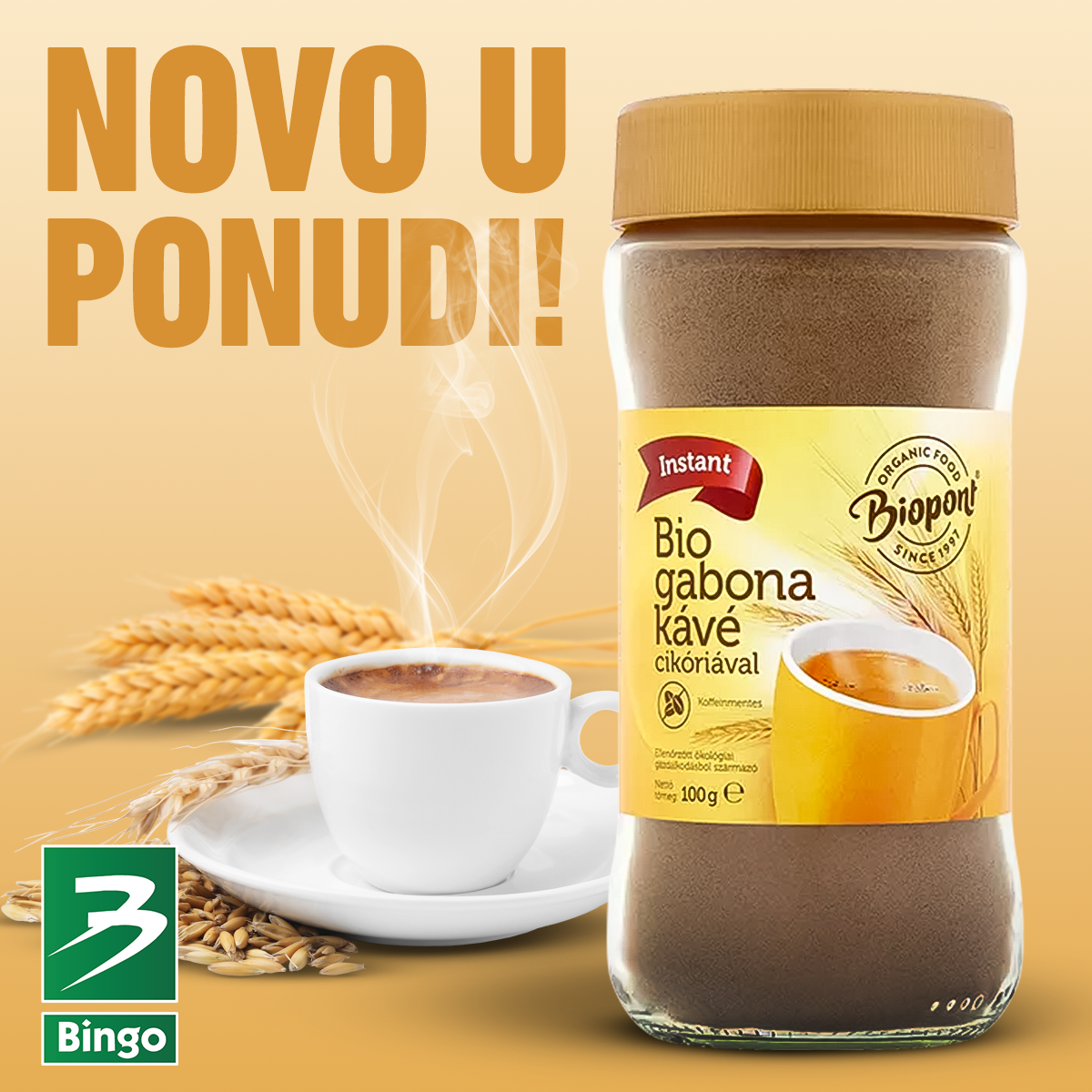 Novo u ponudi! Biopont Instant kafa - Najveći trgovački lanac u BiH