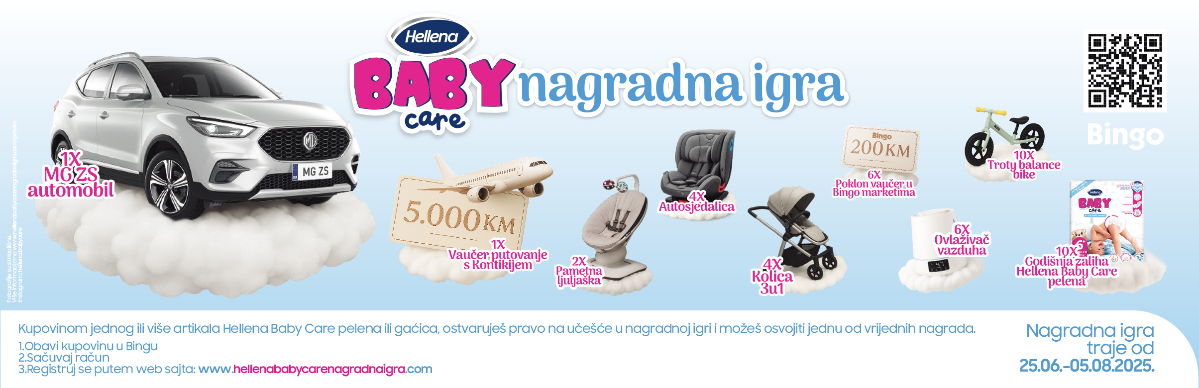 Pravila "Hellena Baby Care" nagradne igre - Najveći trgovački lanac u BiH