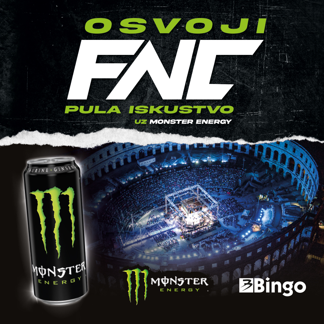 Pravila nagradne igre "Osvoji FNC iskustvo uz Monster energy" - Najveći trgovački lanac u BiH