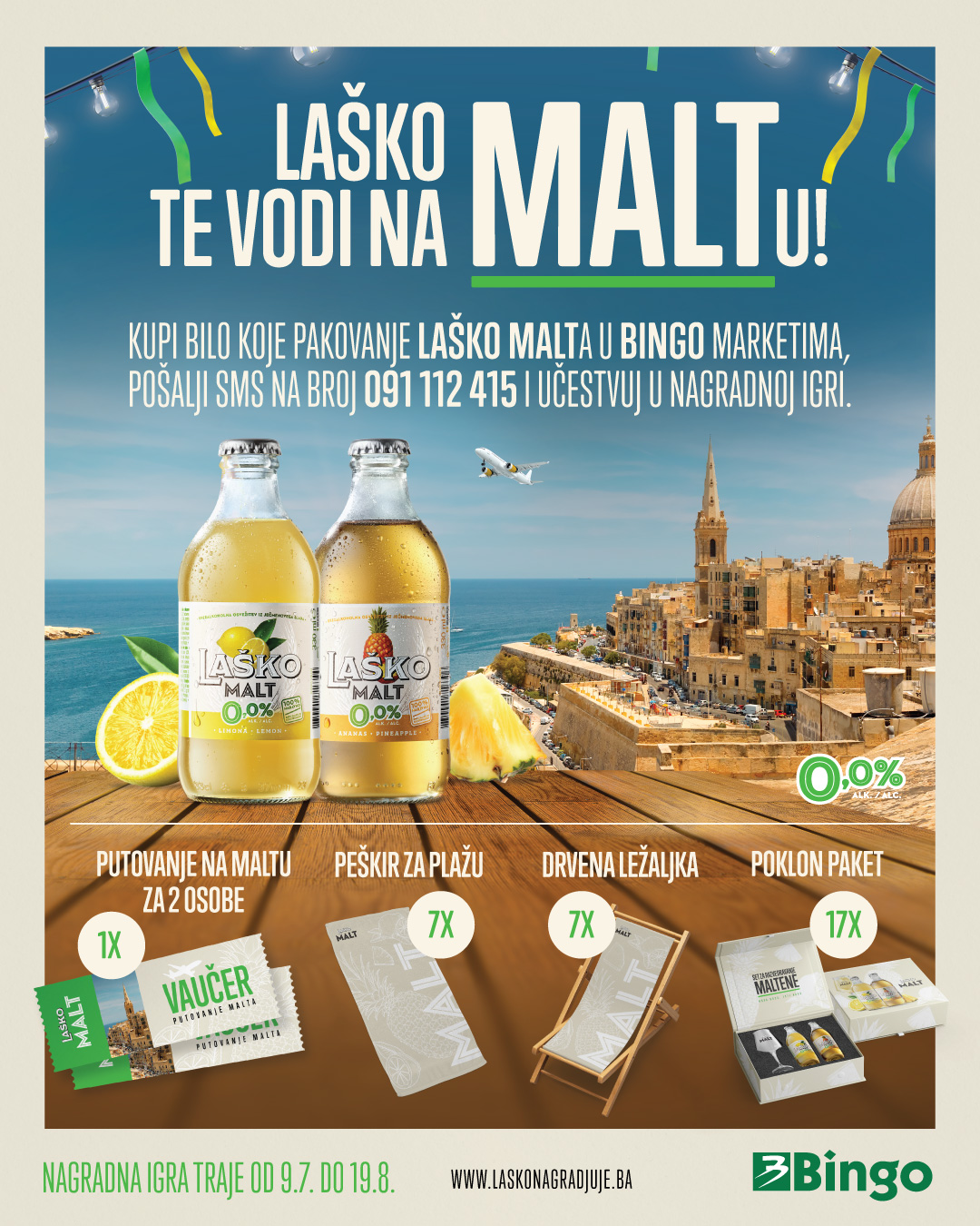 PRAVILA NAGRADNE IGRE "Laško Malt te vodi na Maltu" - Najveći trgovački ...