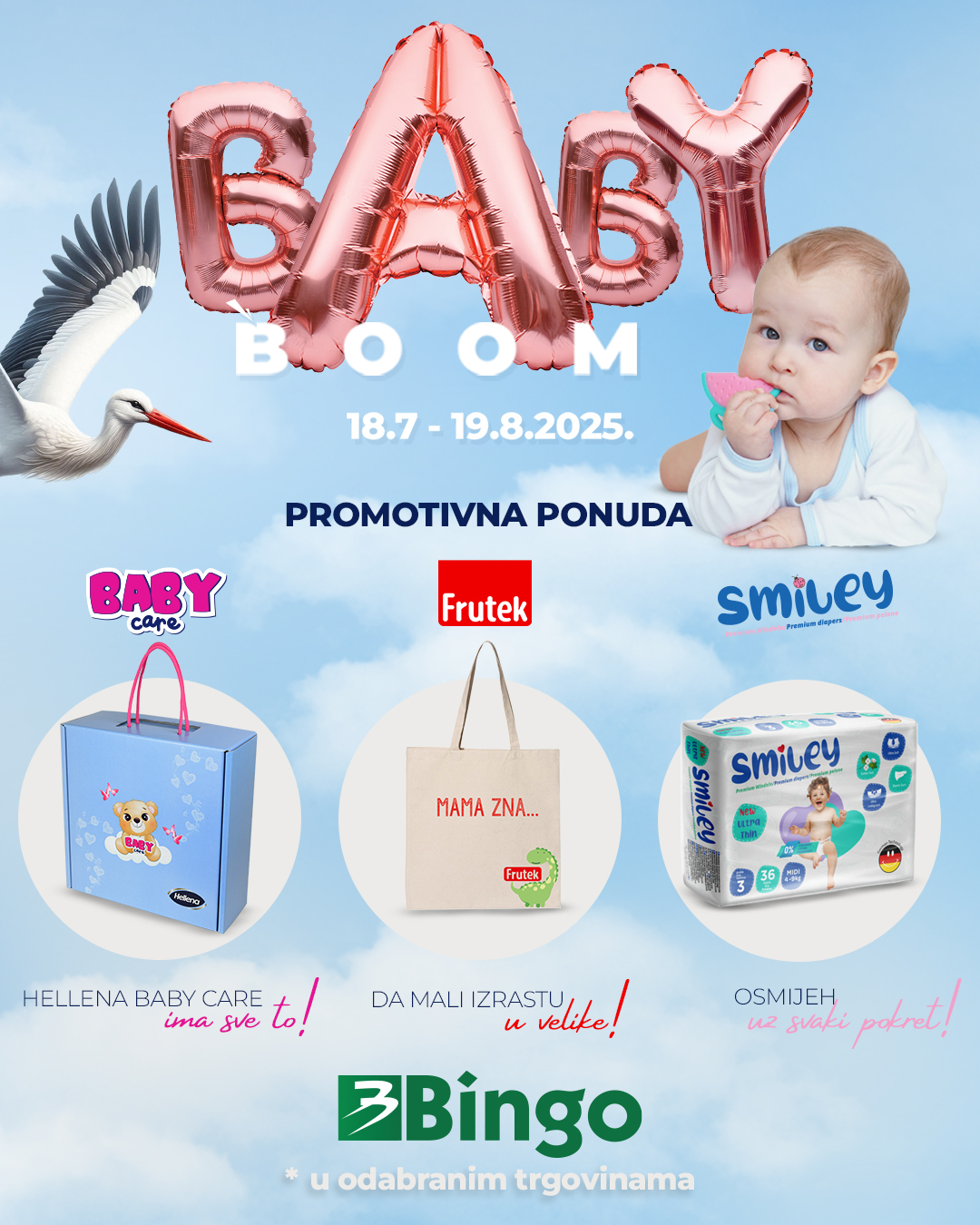 Baby boom promocije - Najveći trgovački lanac u BiH