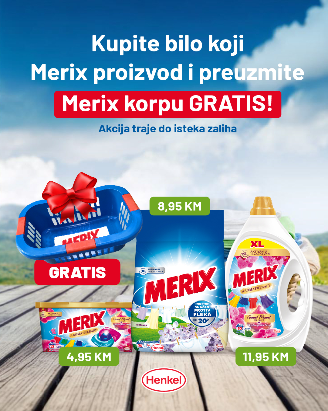 Merix vas nagrađuje - Najveći trgovački lanac u BiH